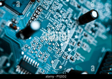 Computer motherboard, Printed circuit board Stock Photo: 173091365 - Alamy