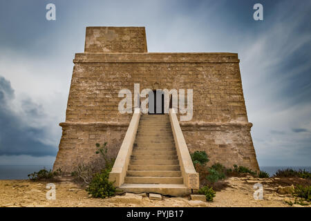 Horizontal shot of Fungus Rock on Gozo island (Malta Stock Photo - Alamy