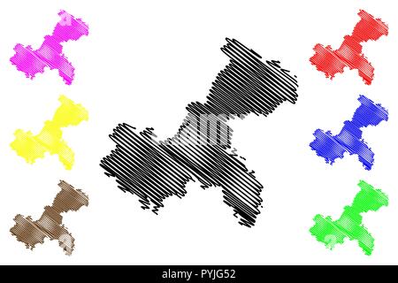 Chongqing (Administrative divisions of China, China, People's Republic ...
