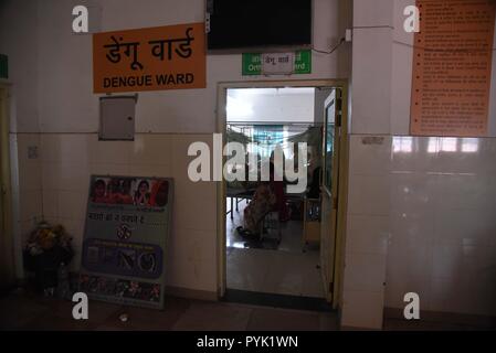 Indian patients suffering from dengue fever get treatment in Special ...