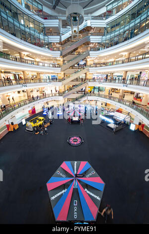 One Utama shopping mall in Malaysia, South-east Asia with multiple TV ...