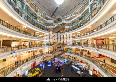 One Utama shopping mall in Malaysia, South-east Asia with multiple TV ...