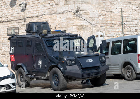 Istanbul, Turkey, September 2018: Martial armoured car of the Turkish ...