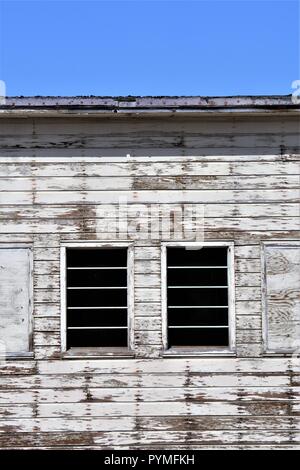 Deserted buildings waiting to be put back to use in the high deserts of ...