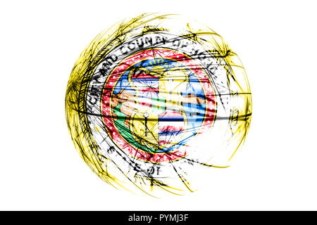 Abstract Hawaii sparkling flag. American Christmas ball holiday concept ...