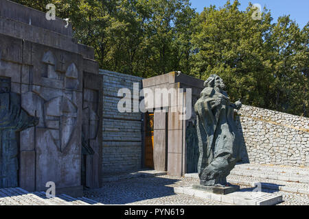 Early medieval Fortress of Bulgarian Tsar Samuel near village of Kliuch ...
