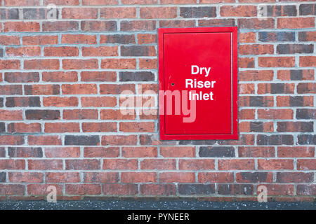 Fire Hose Dry Riser Inlet Valve High Rise Building Hose Stock Photo - Alamy
