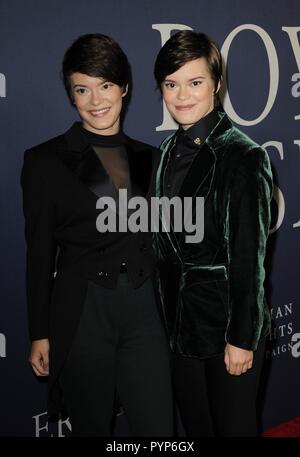 Emily Hinkler and Elizabeth Hinkler at "Boy Erased" Los Angeles special ...