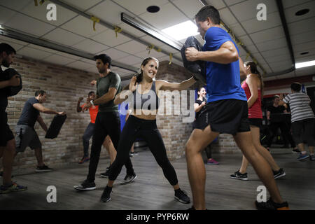 Tel Aviv, Israel. 31st July, 2018. Krav Maga coach Oren Mellul in his ...