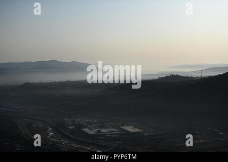 Dingxi, Dingxi, China. 30th Oct, 2018. Dingxi, CHINA-Aerial photography ...