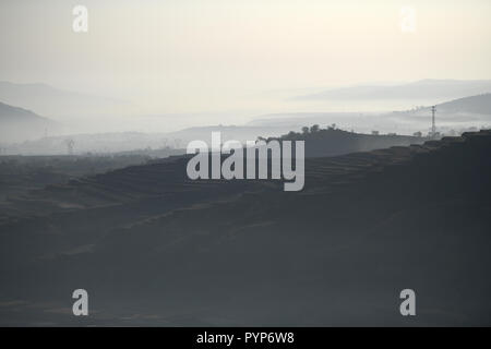 Dingxi, Dingxi, China. 30th Oct, 2018. Dingxi, CHINA-Aerial photography ...