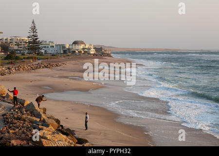 Swakopmund Namibia - the beach on the Namibian coast at Swakopmund ...