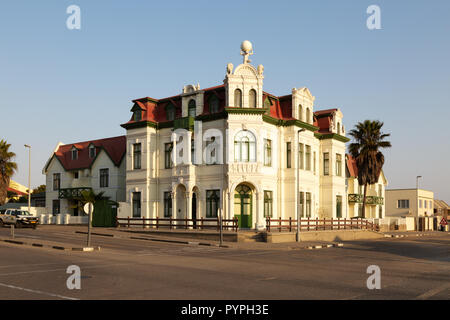 Swakopmund Namibia - German influenced buildings in the city centre ...