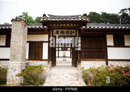 Seongyojang House of Gangneung, Gangwon-do Province, South korea Stock ...