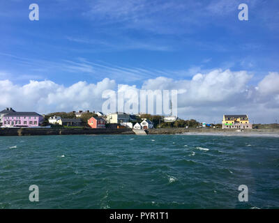 Kilronan village and beach in Inishmore, Aran Islands, Ireland Stock ...