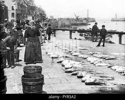 Fishwife At Whitby Stock Photo - Alamy