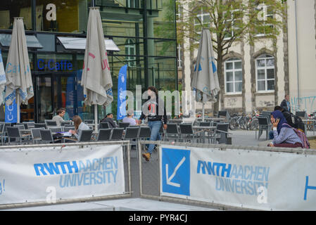 Cafe, university management SuperC, RWTH, Templar's ditch, Aachen ...