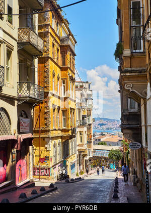 Bosphorus Istanbul Historical Buildings Stock Photo - Alamy