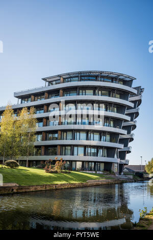 Budenberg Haus complex in Broadheath, Altrincham Stock Photo - Alamy