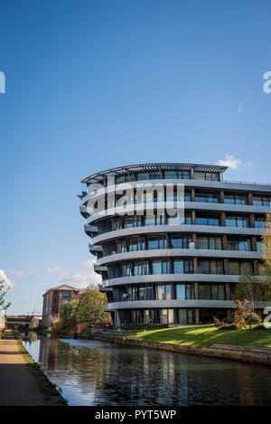 Budenberg Haus complex in Broadheath, Altrincham Stock Photo - Alamy