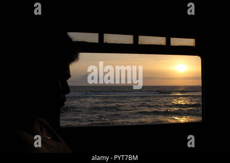 The seaside train station in Colombo, Sri Lanka, is based on the ...