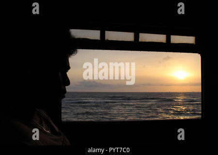 The seaside train station in Colombo, Sri Lanka, is based on the ...