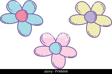 Cute flowers cartoons Stock Vector Image & Art - Alamy