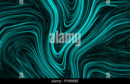 Neon cyan abstract background with liquify flow Stock Photo - Alamy