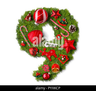 nine red leaves isolated on white background. objects for design Stock ...