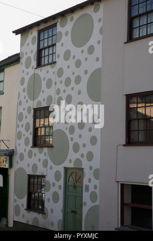 Spotted house Bishops Castle, Shropshire England UK Stock Photo - Alamy