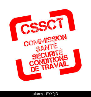 CSSCT health, safety and working conditions commission symbol icon ...