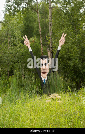 Maine, Cushing, Georges River Land Preserve, Langlois Sculpture Garden ...