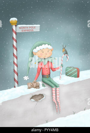 Hand Drawn red Snowflakes Christmas Seamless Pattern. Subtle Flying ...