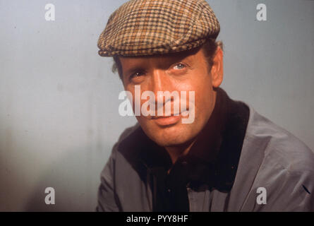 PATRICK McGOOHAN (1928-2009) Irish-American actor here filming episode ...