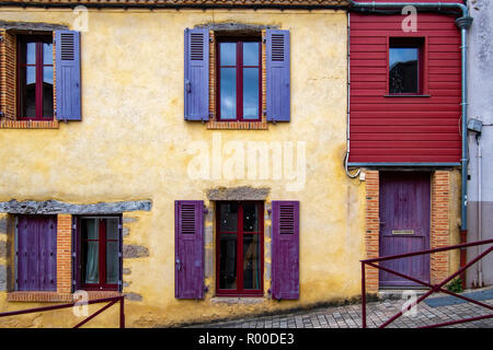 Colorful house in Clisson village in France Stock Photo - Alamy