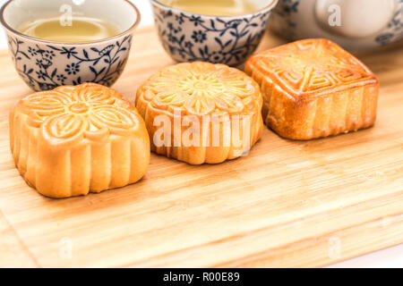 Delicious moon cake mooncake pastry for Mid-Autumn Festival food ...