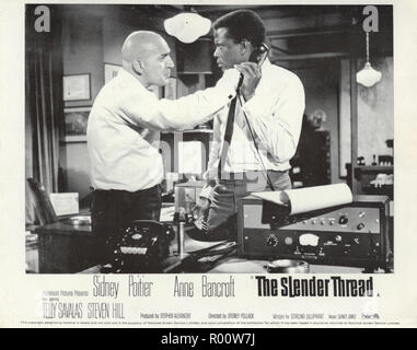 THE SLENDER THREAD, Sidney Poitier, 1965 Stock Photo - Alamy