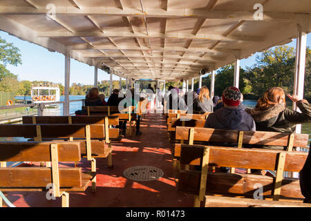 Longleat Safari Park Jungle Cruise boat, Wiltshire, England Stock Photo ...