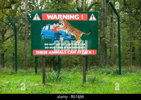 warning signs for drivers on safari in South Africa RSA Stock Photo - Alamy