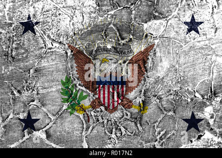 Vice President grunge flag, United States of America Stock Photo - Alamy