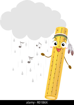 Isolated rainstick. Musical instrument Stock Vector Art & Illustration ...