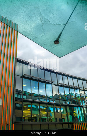 Green wall vertical garden of MTV studios building located in Camden ...
