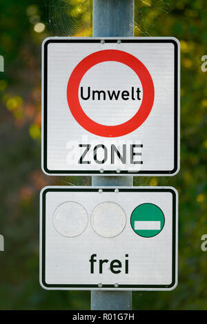 environmental zone stuttgart Stock Photo - Alamy