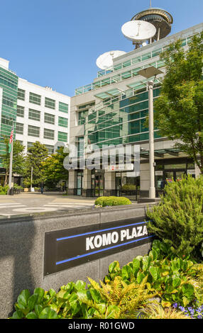 Seattle, WA, The Komo 4 News Building Stock Photo - Alamy