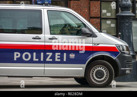 Austrian police car, Vienna, Austria Stock Photo - Alamy