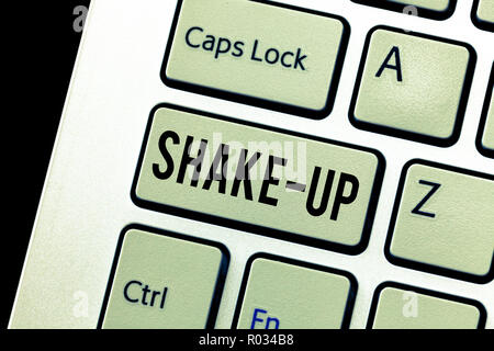 Handwriting text Shake Up. Concept meaning way of meeting someone or ...