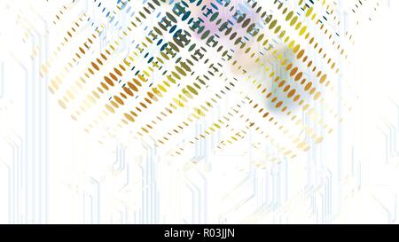 Vector abstract technological dotted global background design Stock ...