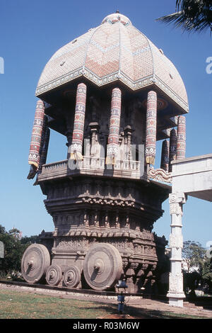 INDIA, Tamil Nadu, Chennai: Valluvar Kottam, (b.1976) Memorial to Tamil ...
