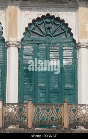 Gallery and door, museum, Ramnagar Fort, Varanasi, Uttar Pradesh, India ...