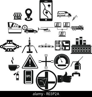 Fueling icons set, simple style Stock Vector Image & Art - Alamy
